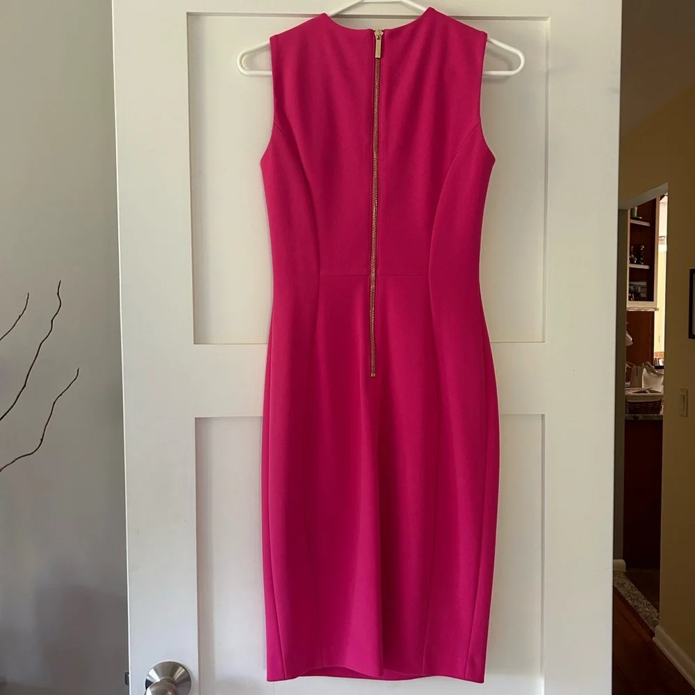 Calvin Klein | Dresses | Calvin Klein Fuchsia Dress | Poshmark